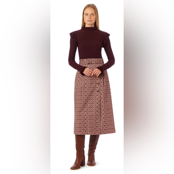 Marie Oliver | Skirts | Marie Oliver Margo Skirt Redwood Shibori | Poshmark